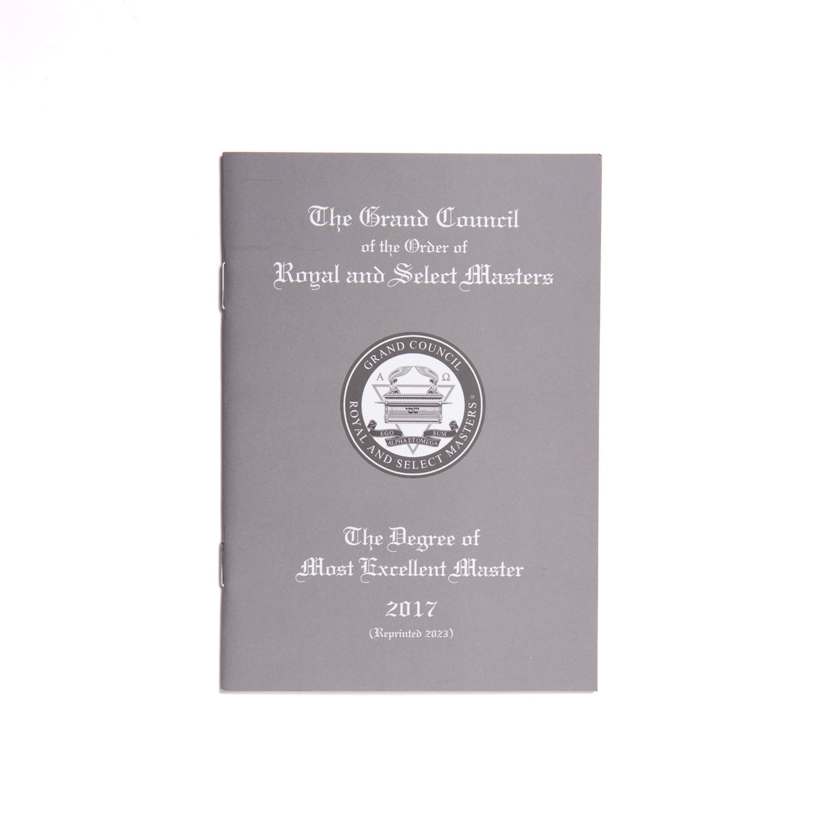 Most Excellent Master – Shop at Freemasons' Hall