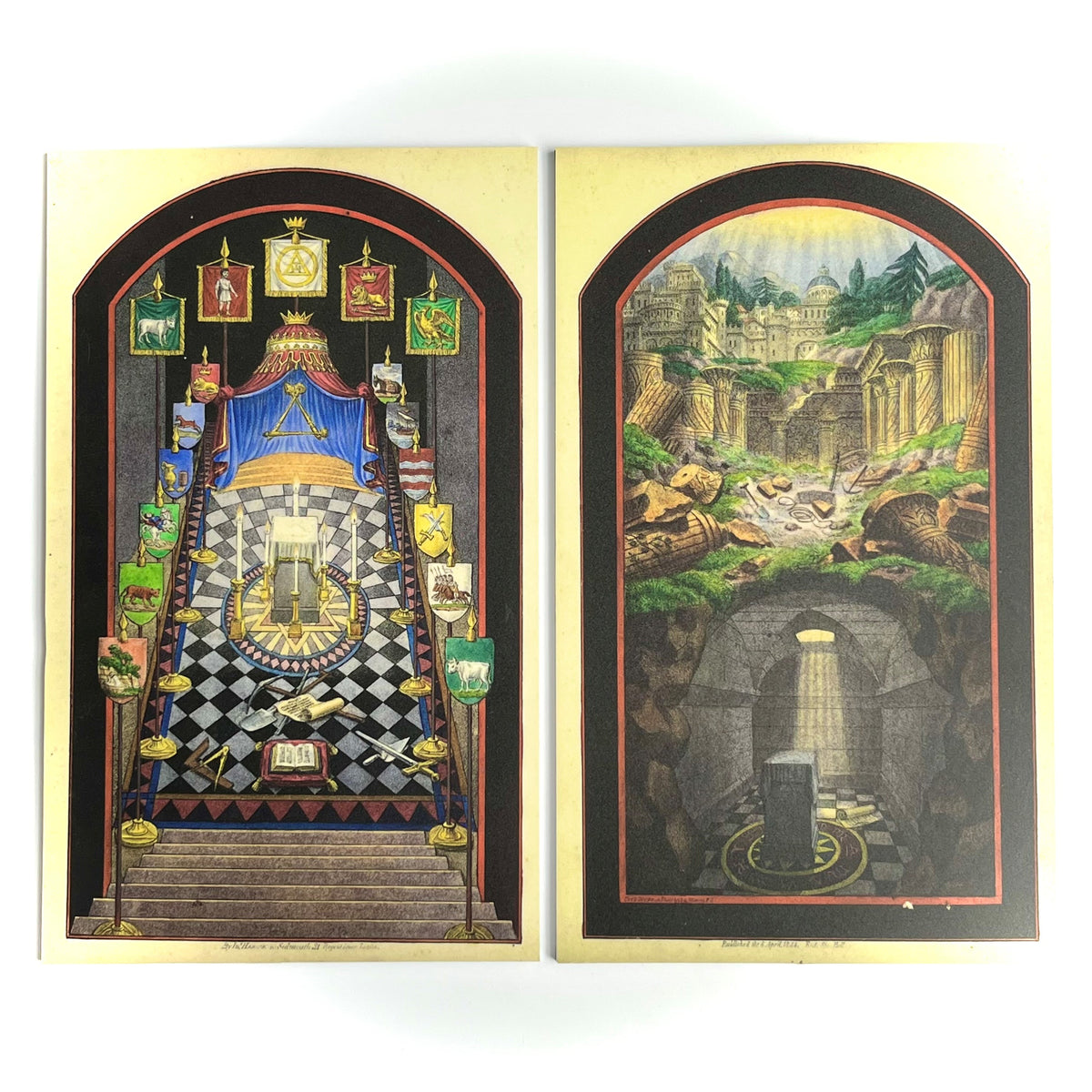Masonic Royal Arch Tracing Boards Set of Two – Shop at Freemasons' Hall